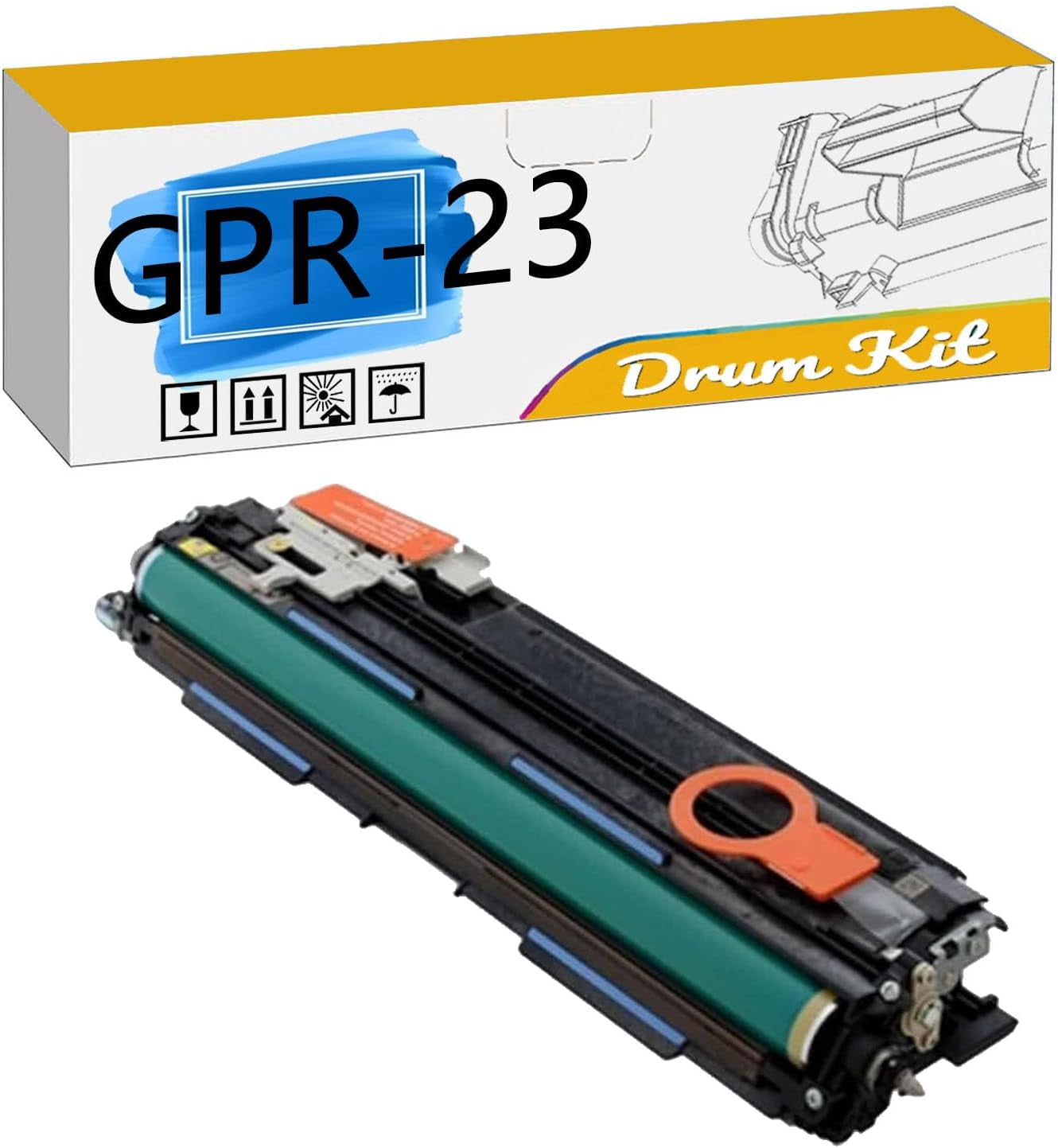GPR-23 GPR23 Imaging Drum Kit, Compatible for Canon ImageRUNNER C2550 C2880 C2880i C3080 C3080i ...