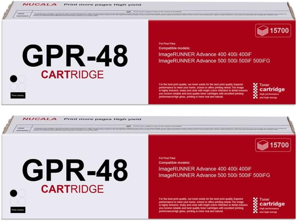 GPR-48 GPR48 (2788B003AA) Toner Cartridge Replacement for Canon 400 ...
