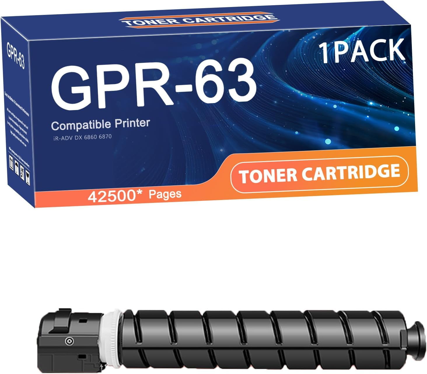 GPR-63 GPR63 Toner for Canon Printer: High Yield Black Compatible Toner ...
