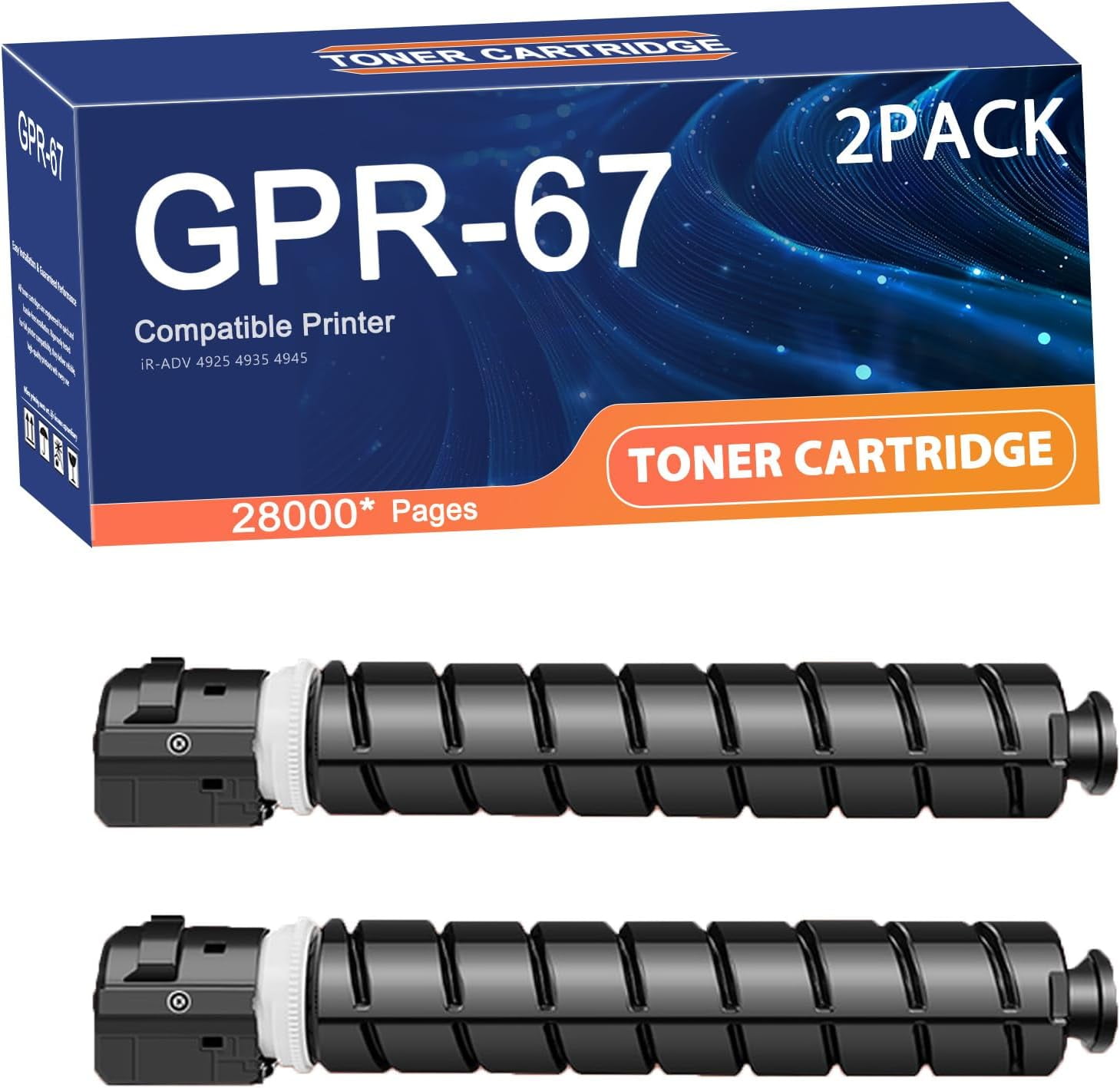 GPR-67 GPR67 Toner for Canon Printer: High Yield Black Compatible Toner ...