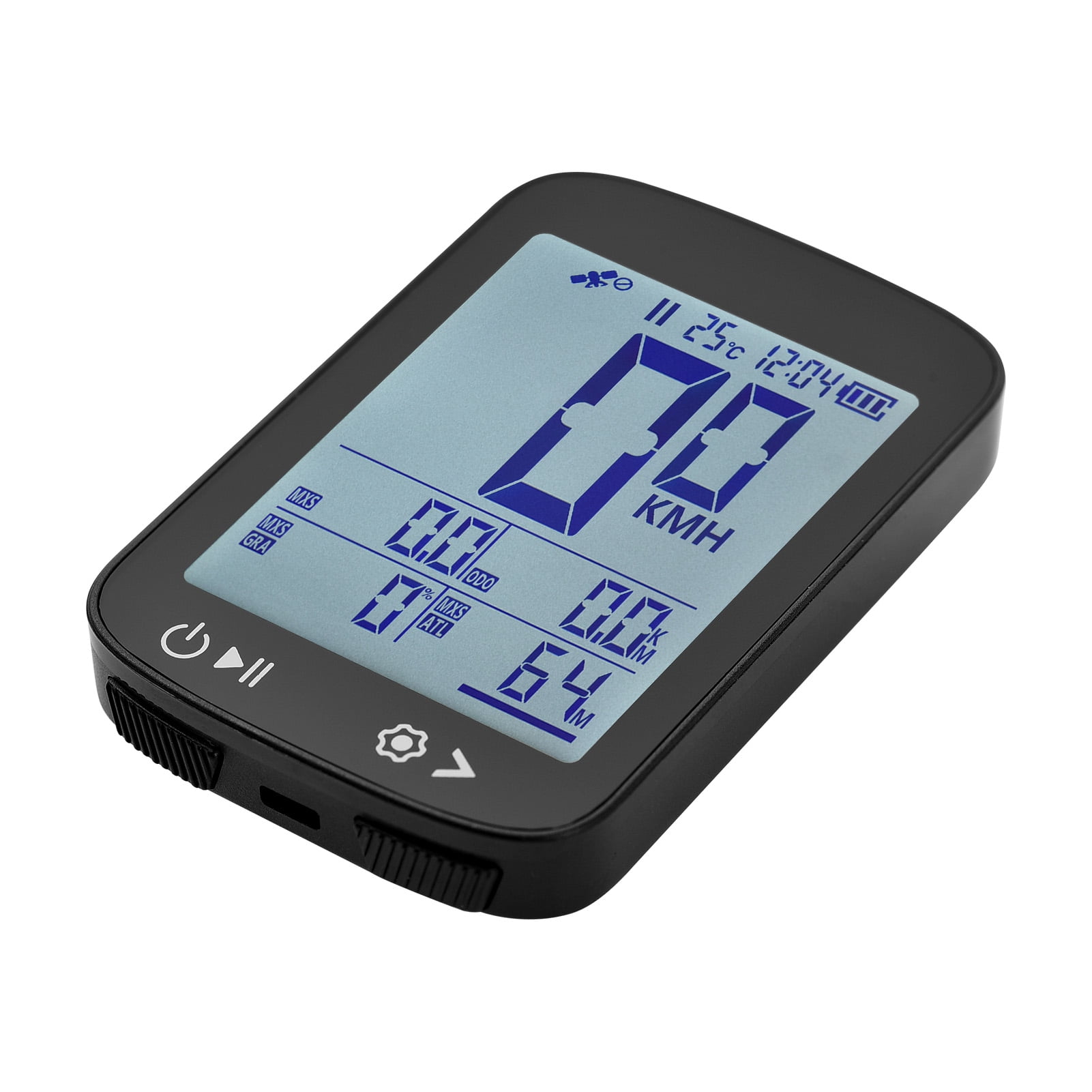 GPS Bike Computer Wireless Bike Speedometer High Clear Display 5 Star ...