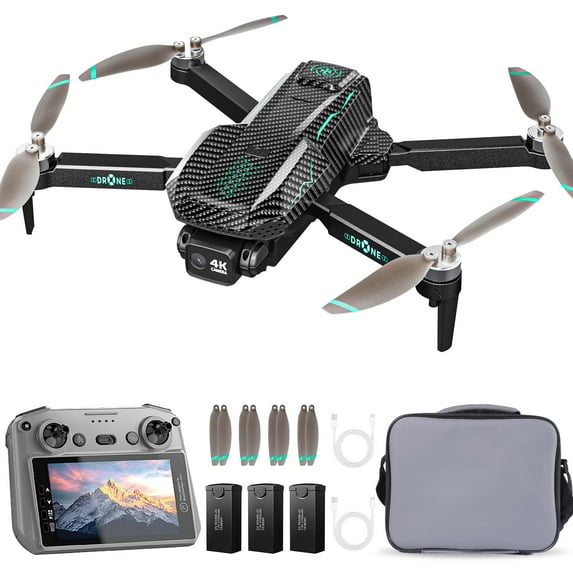 GPS Drone with 4K Camera for Adults, FPV RC Quadcopter, 90-min Flight ...