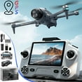 GPS Drone With 5.9 Inches Screen Remote Control Brushless Motor And ...