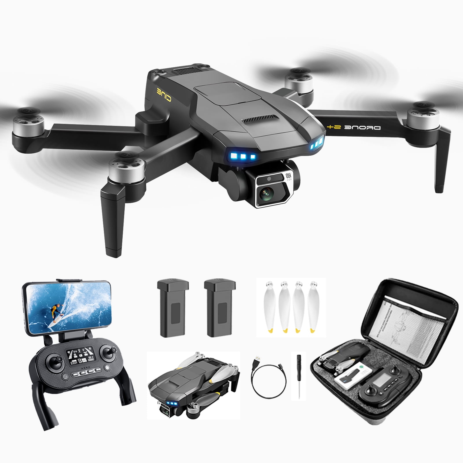 GPS Drones with 4K HD Camera for Adults Beginners,50 Minutes Long ...