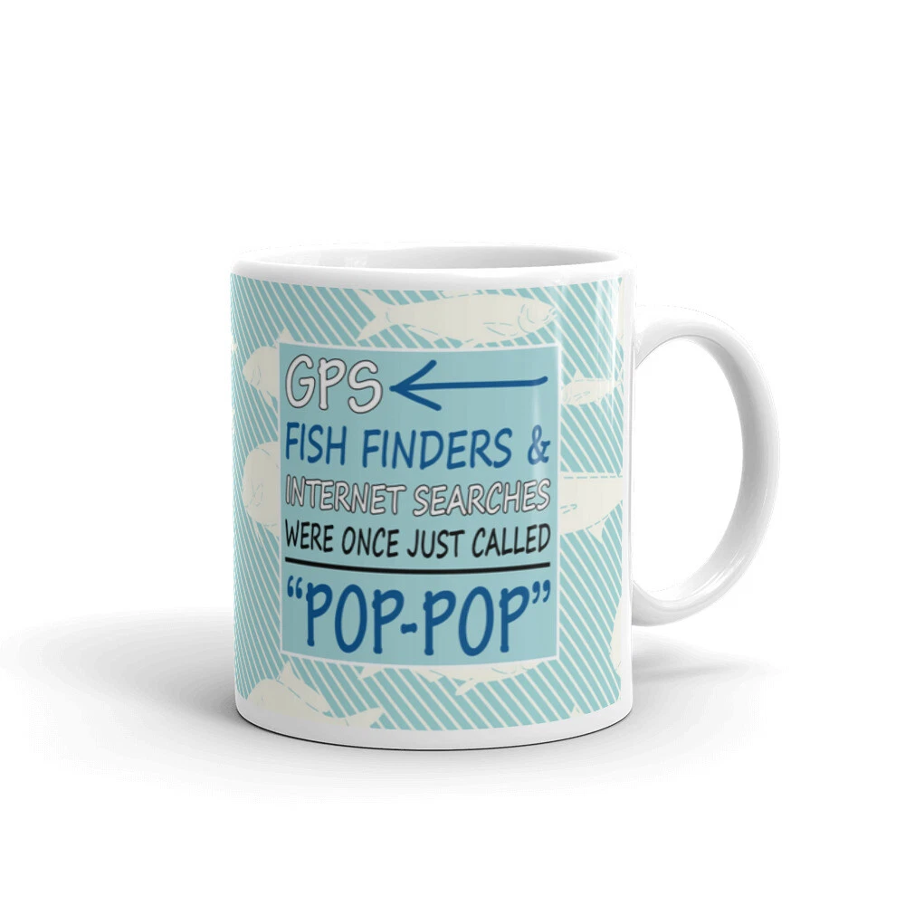GPS Fish Finders Internet Searches Called Pop Cup Gift Coffee Tea ...