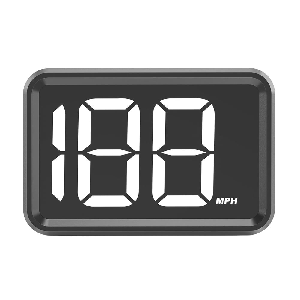 GPS KMH MPH HUD Digital Speedometer Head Up Display Digital Speed Meter ...