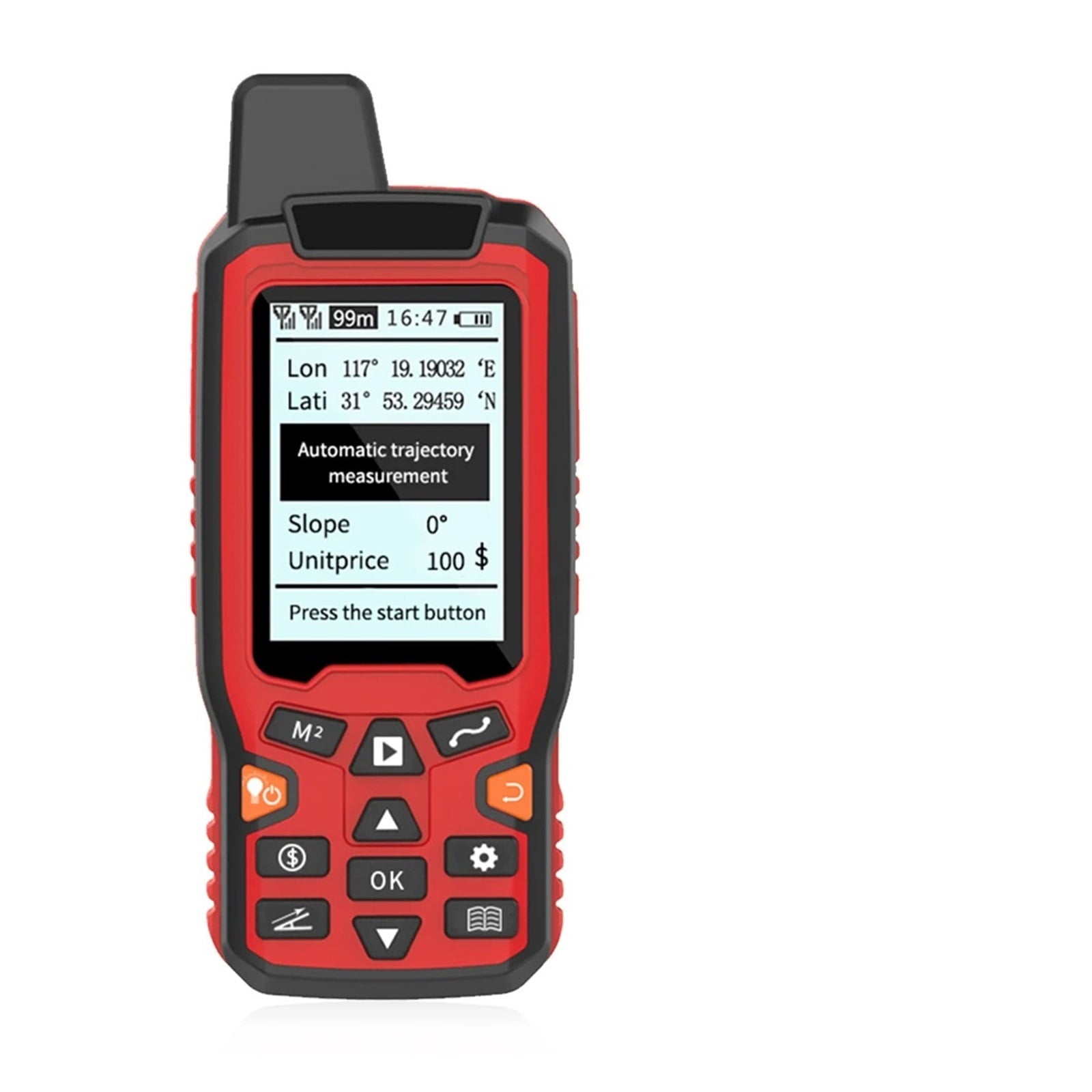 GPS Land Area Measure USB Navigation Track Area Calculation Meter With ...