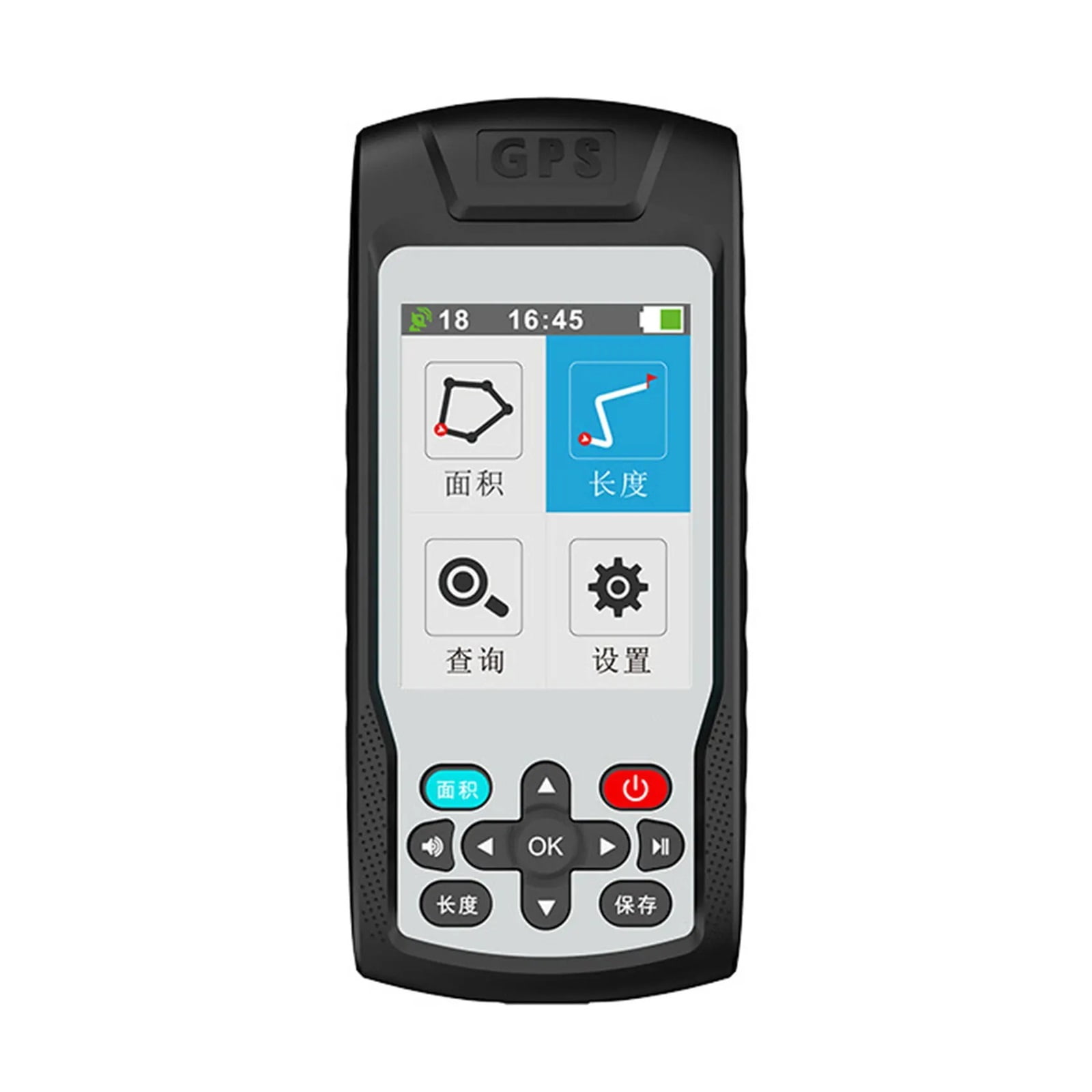 GPS Land Measure Meter Plough Area Survey 2.8 Inch LCD Longitude ...