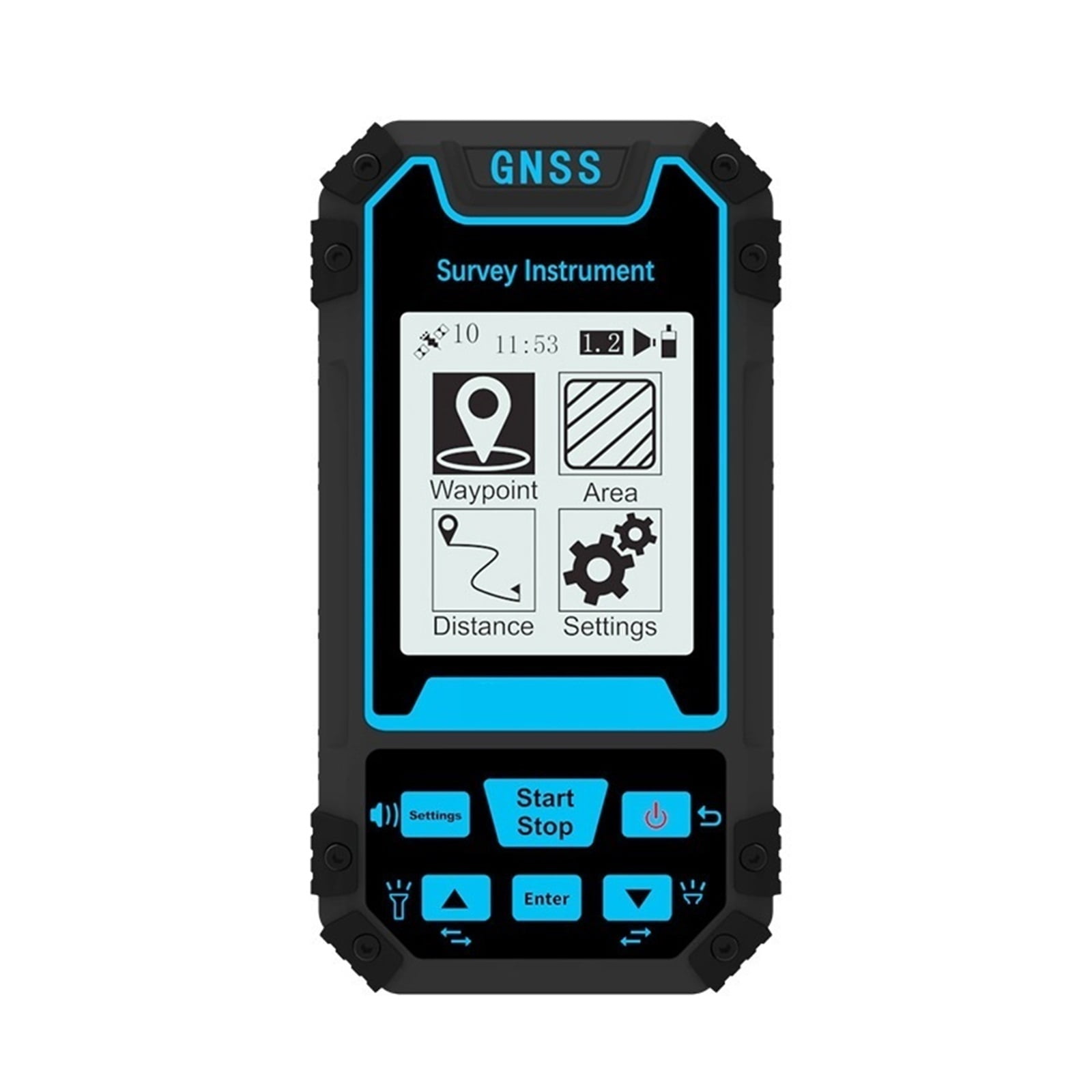 GPS Land Meter with UTM Professional Rechargeable GNSS Surver ...