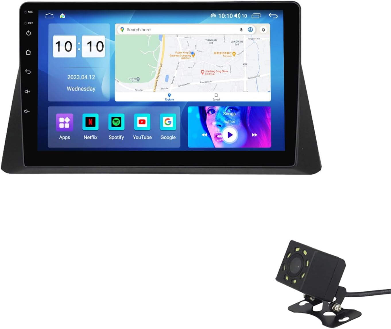 GPS Navigation 9" IPS Touch Screen Android 12 Car Stereo for Honda ...