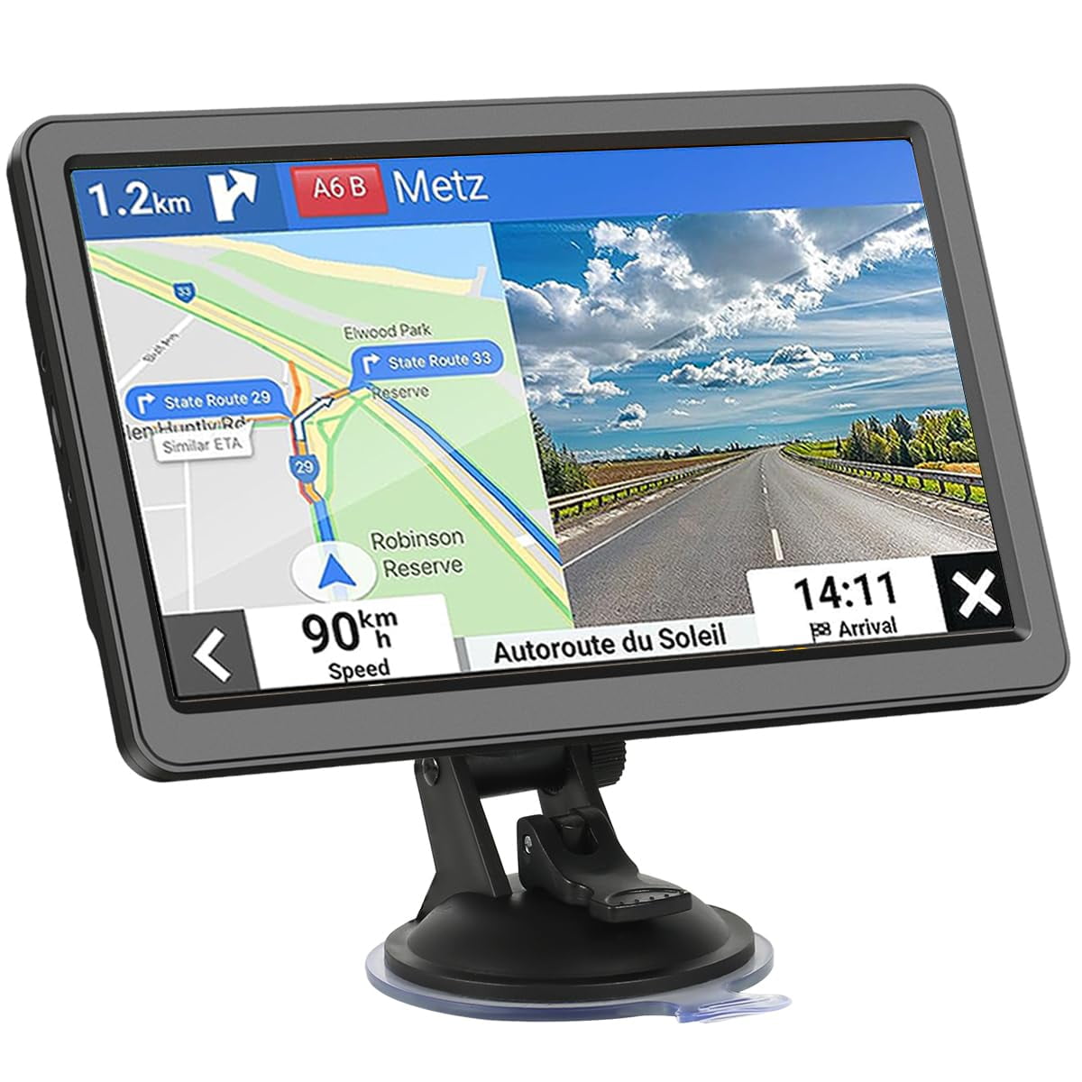 Gps Navigation For Car Truck Navigator Navigation System Inch Touchscreen 2025 Us Ca Mx