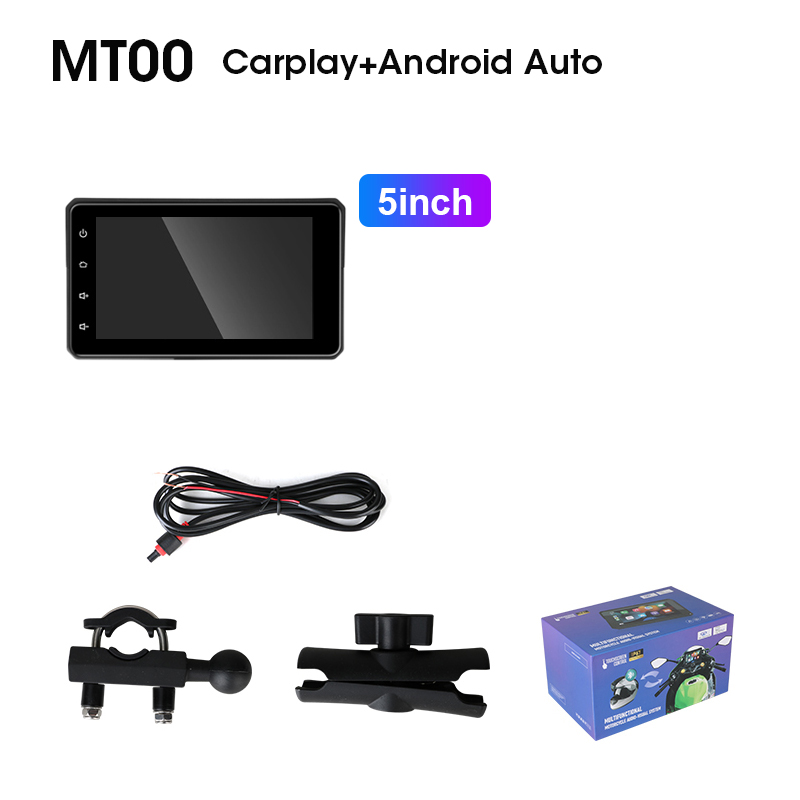 GPS Navigation Motorcycle IPX7 Waterproof Apple Carplay Display Screen ...