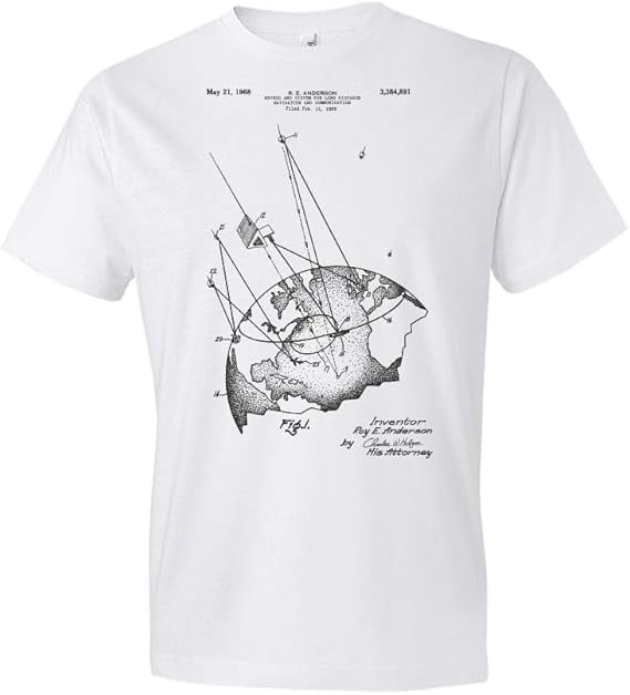 GPS Navigation Satellite T-Shirt, Telecom Gift, Weather Scientist, Gift ...