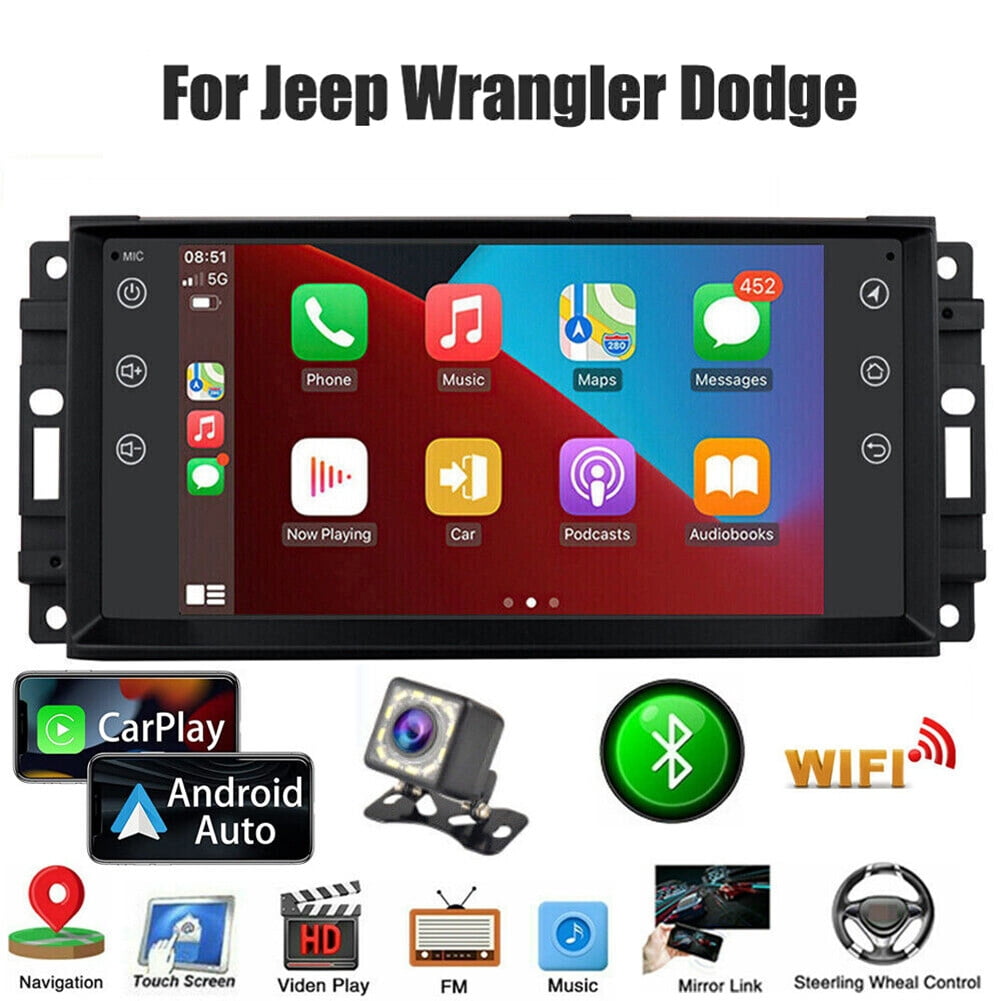 Car Stereo Radio for Jeep Wrangler Universal 7 Inch Touchscreen Vehicle ...