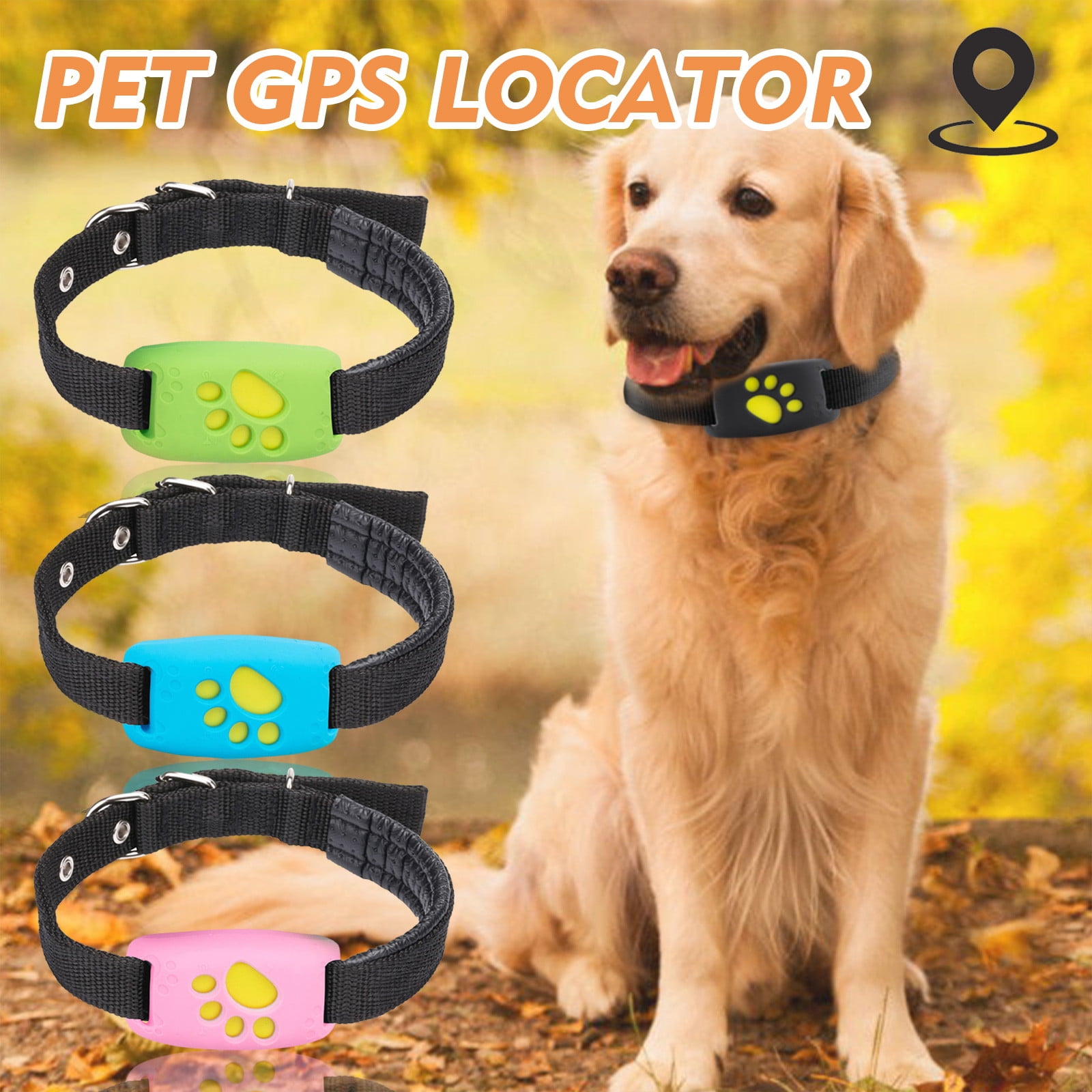 GPS Pet Tracker, Real-Time Location Monitor, Waterproof, Durable Design ...