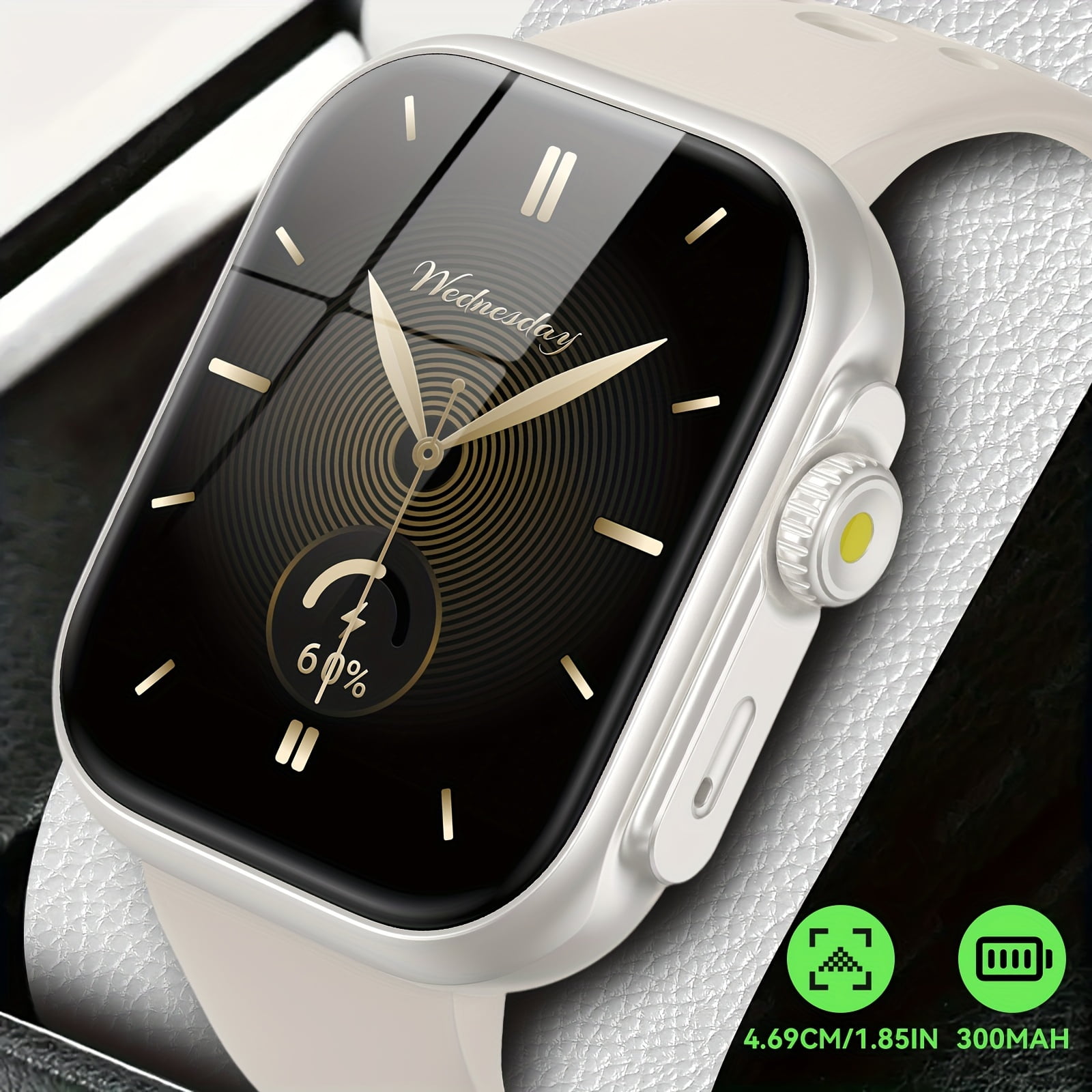 GPS Smart Watch - 1.85" Touchscreen with Alexa, Call Function, 100 ...