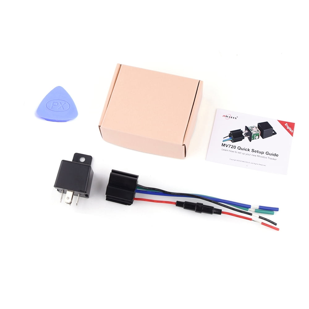 GPS Tracker Car Tracking Equipment MV720 9-90V - Walmart.com