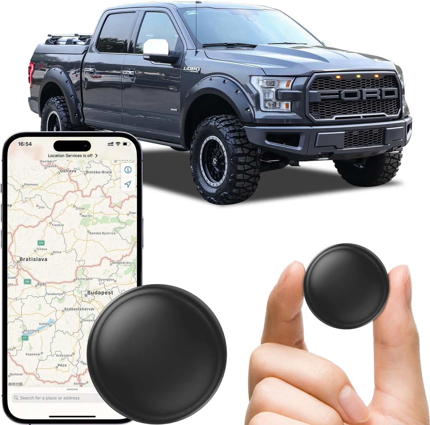 GPS Tracker Device for Car and Vehicles: Mini Hidden Magnetic no ...