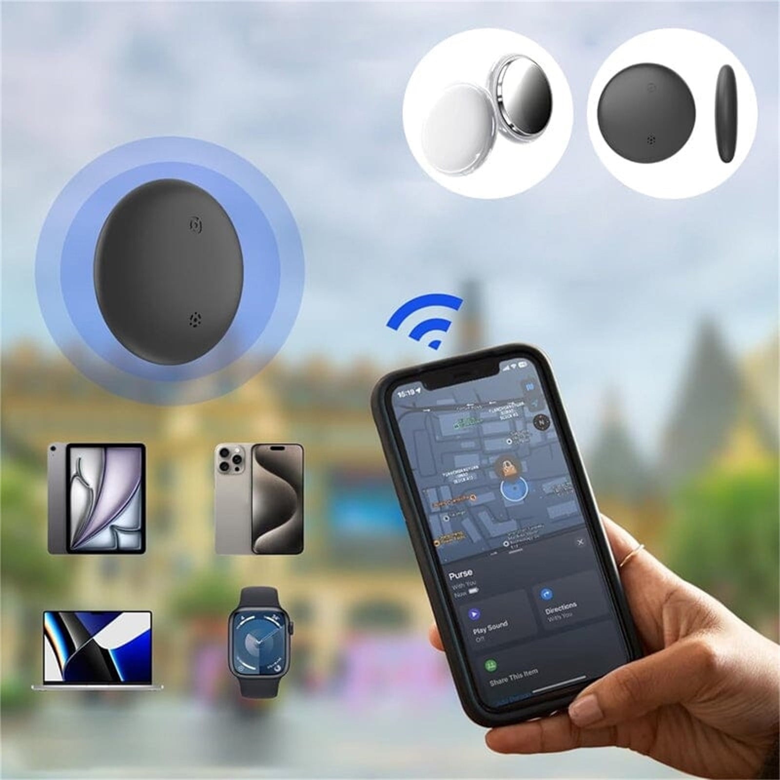 GPS Tracker for Vehicles Magnetic Car Tracking Device with 1 Year ...