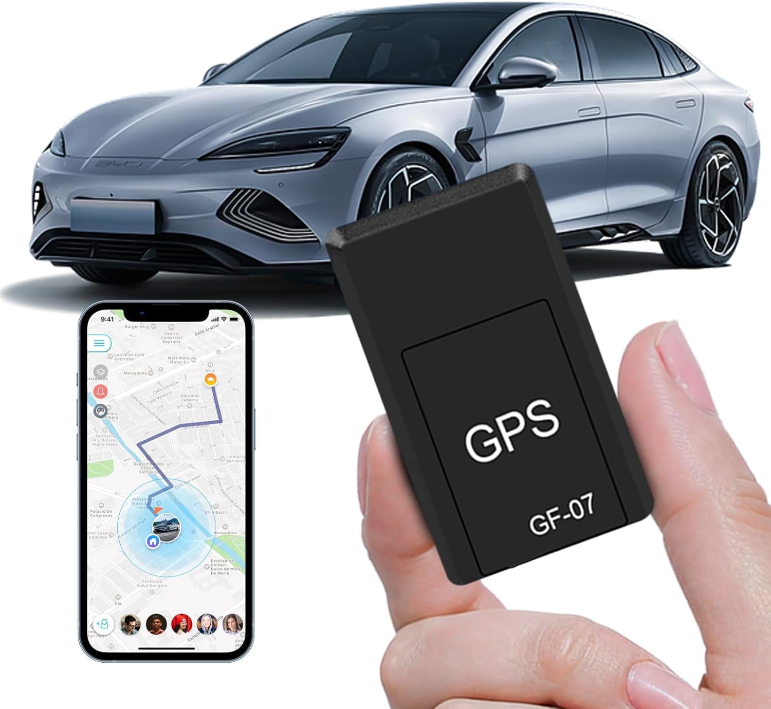 GPS Tracker for Vehicles - Mini Car GPS Tracker Portable Real Time ...