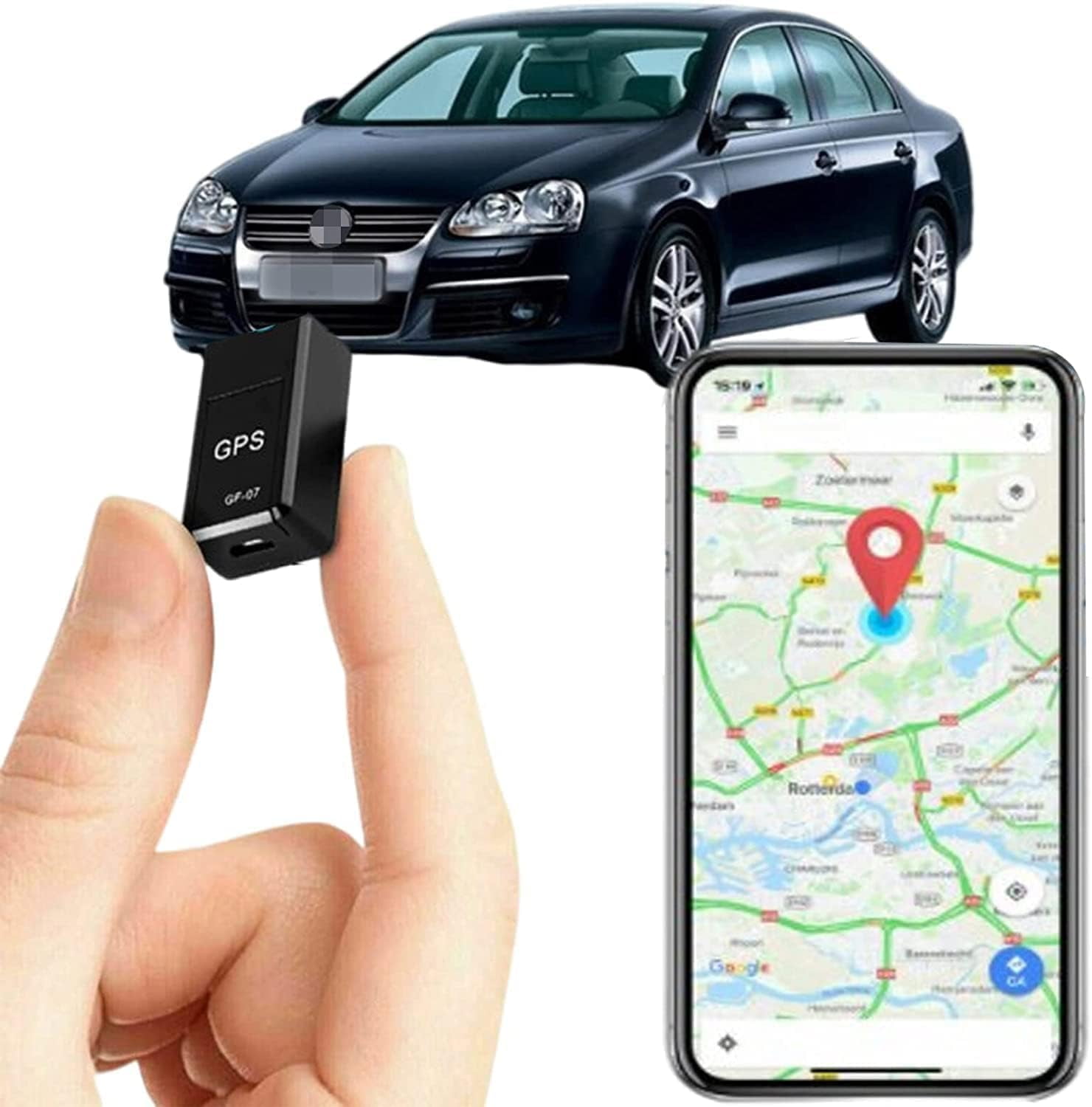 GPS Tracker for Vehicles, Mini Magnetic GPS Real Time Car Locator, Anti ...