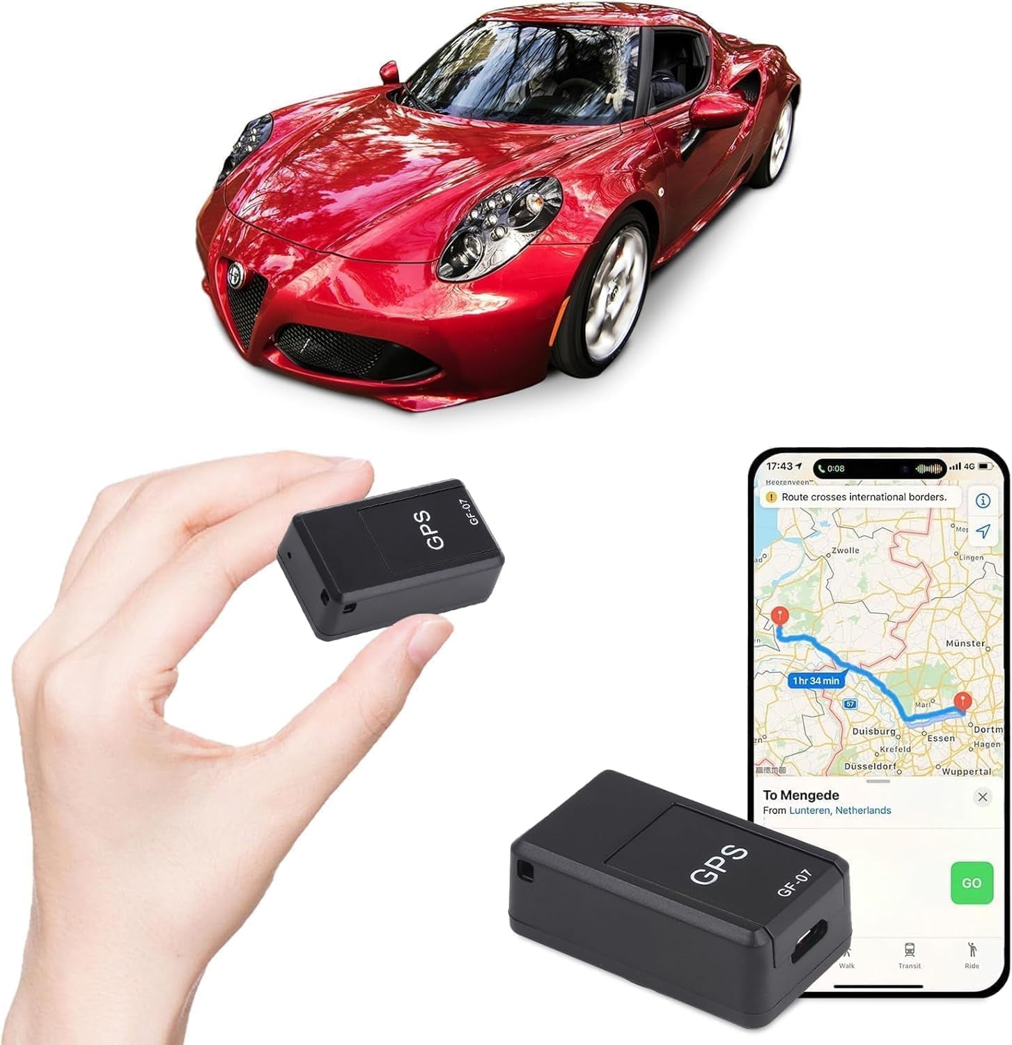 GPS Tracker for Vehicles, Mini Magnetic Real Time GPS Tracking Device ...