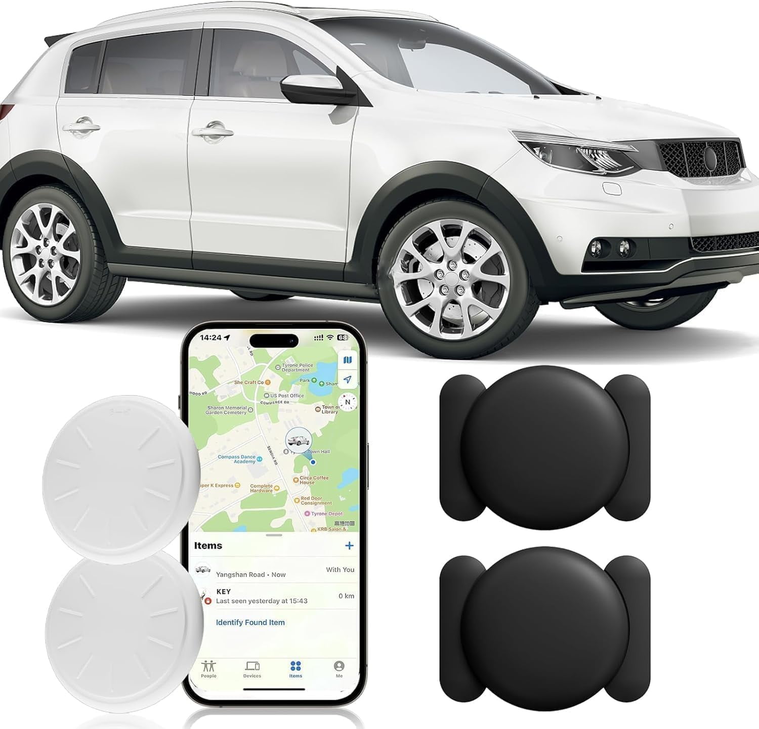 GPS Tracker for Vehicles,Real Time Car Tracker Work with nd My(iOS Only ...