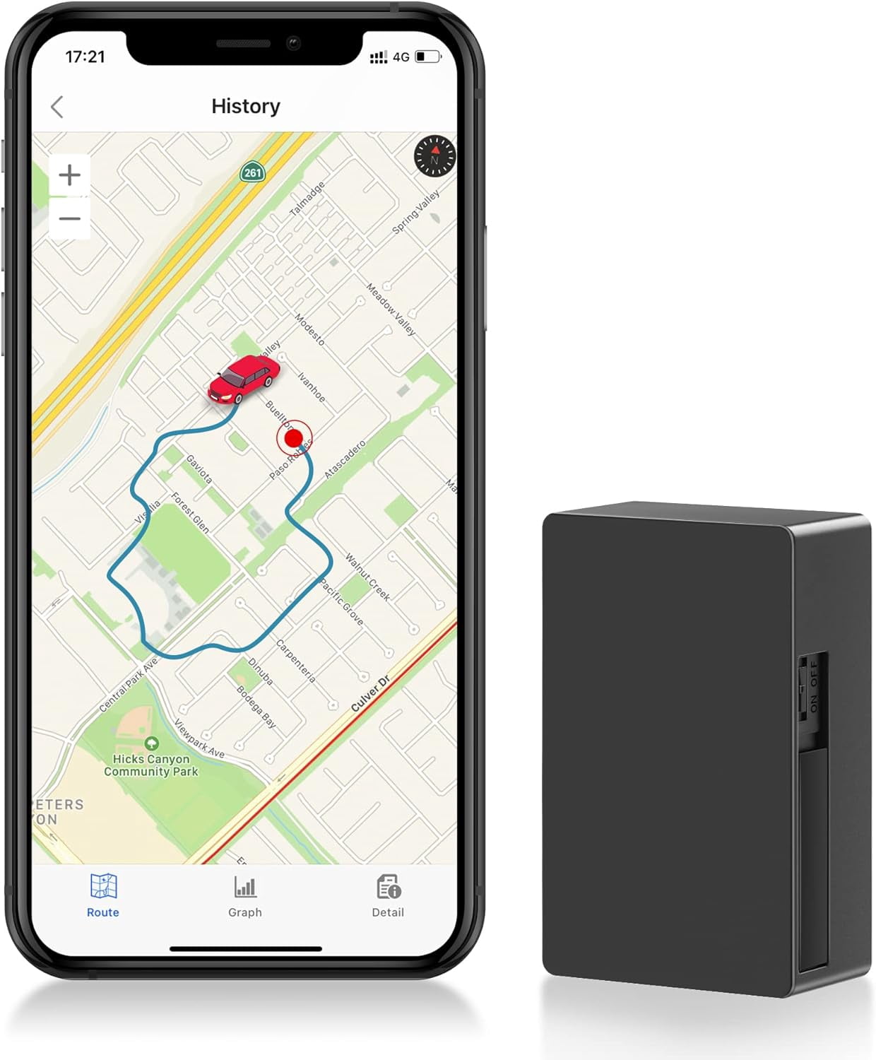 GPS Trackers for Cars Real Time,4G Real-time GPS Tracker GT100V for ...