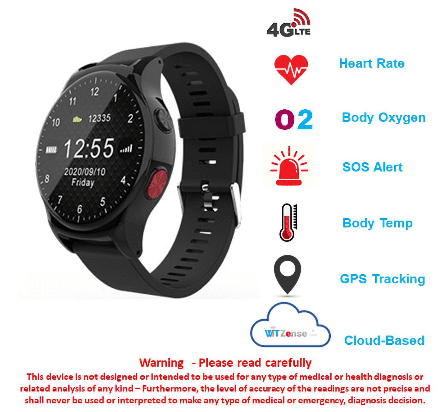 GPS Watch with vital sign readings - Walmart.com