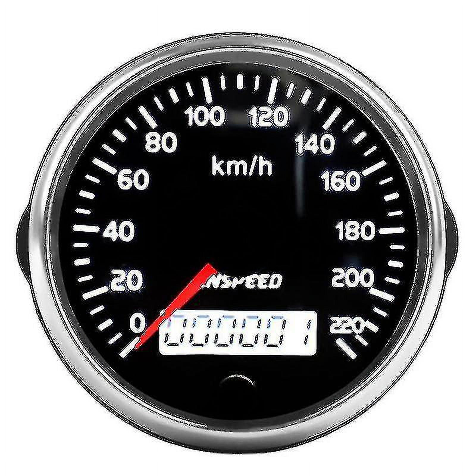 GPS speedometer 12v/24v 85mm 220km/h for car and motorcycle - Walmart.com