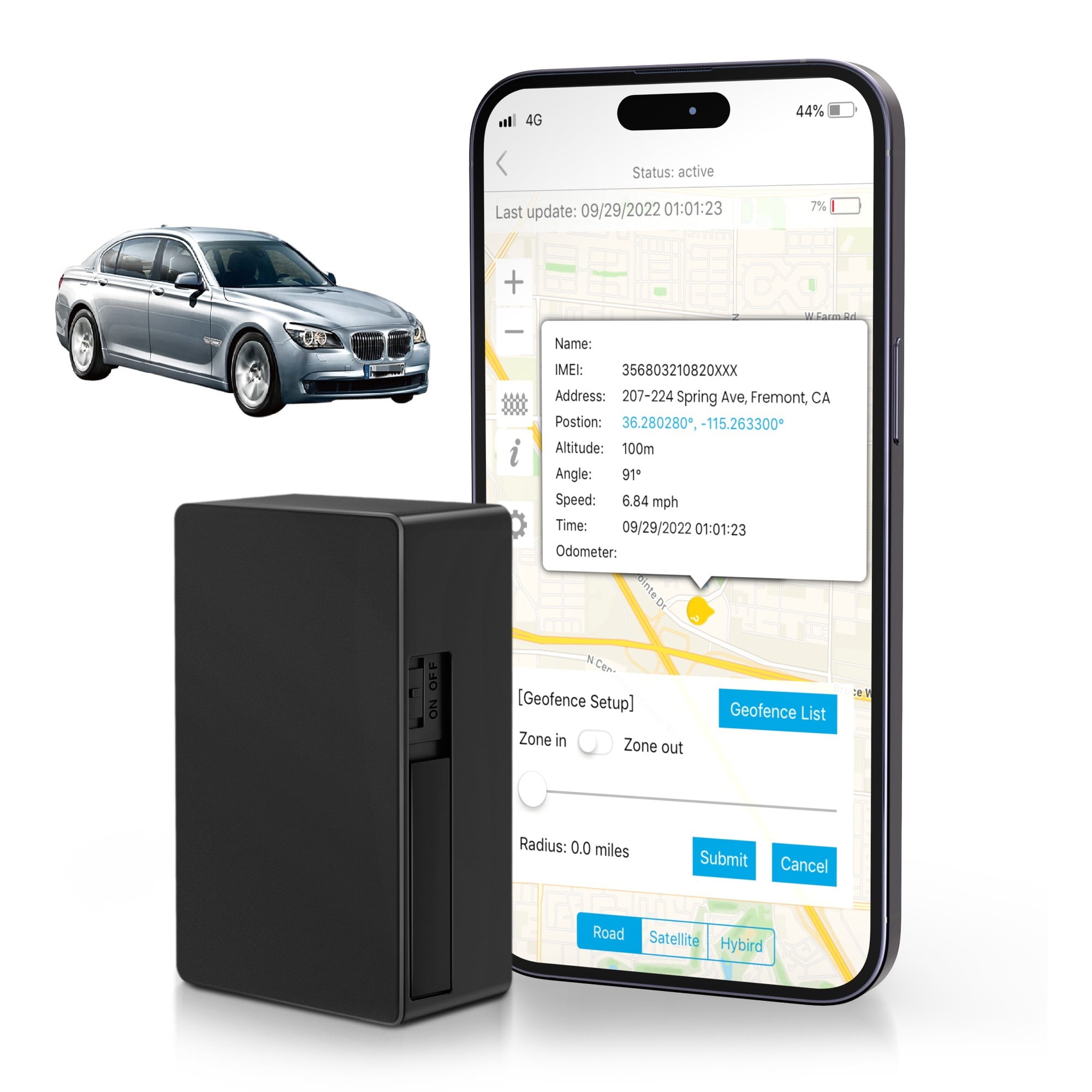 GPS Tracker for Vehicles Waterproof Magnetic Asset Real Time Tracker 4G ...