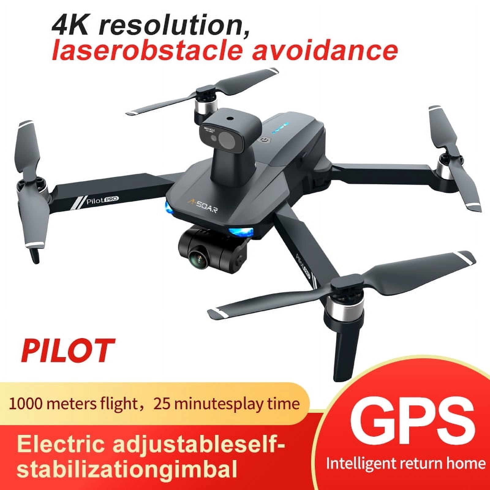 GPS two-axis gimbal aerial photography drone 5G HD dual-camera ...