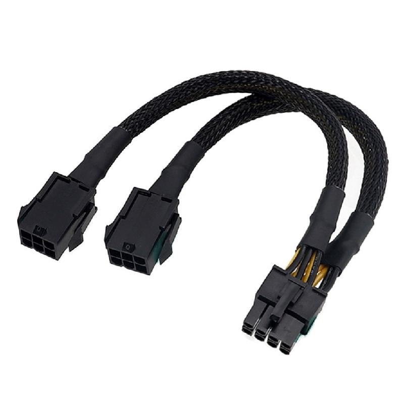 GPU 8 Pin Graphics Video Card GPU 8 Pin Male to Double GPU 6Pin Male ...