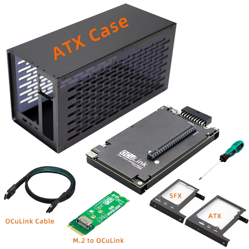 GPU Dock with ReDriver Chip Optional NVME M.2 to OCulink Adapterfor ...