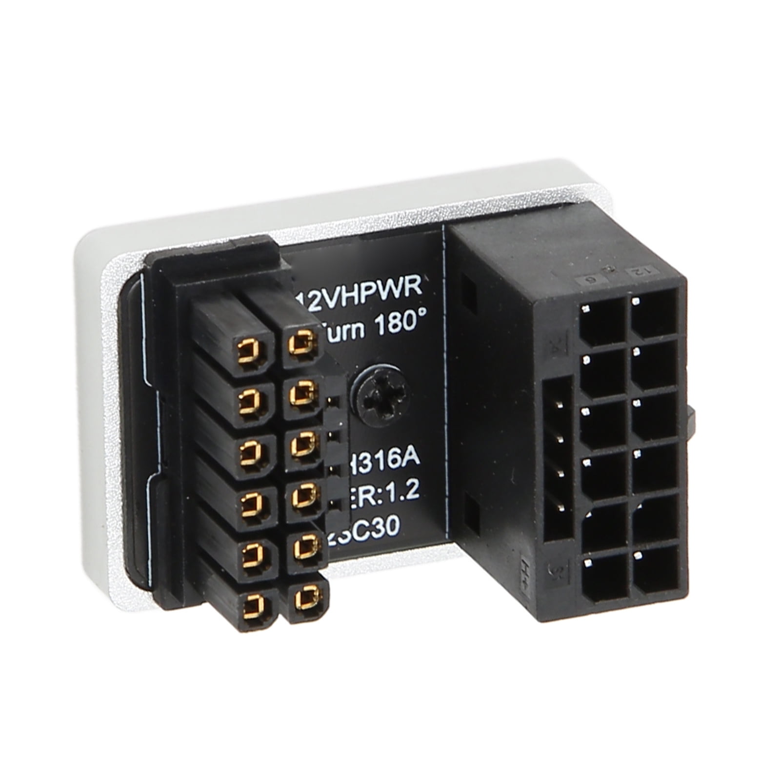 Gpu Pcie Connector 600w 12v Hpwr 16p To 16p Male To Female 180 Degrees