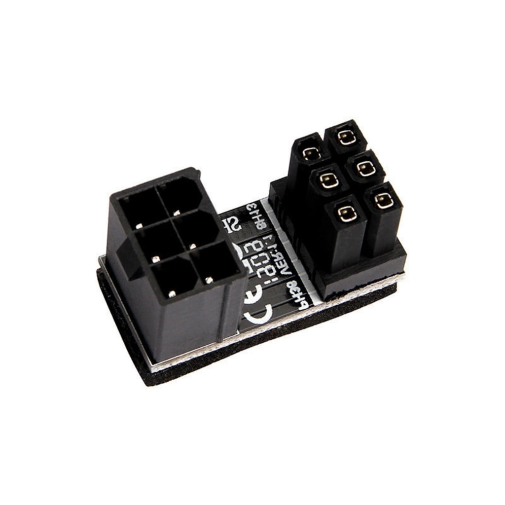 GPU VGA PCIe 8Pin Power Adapter GPU PCIe 8Pin 180 Degree UTurn Power ...