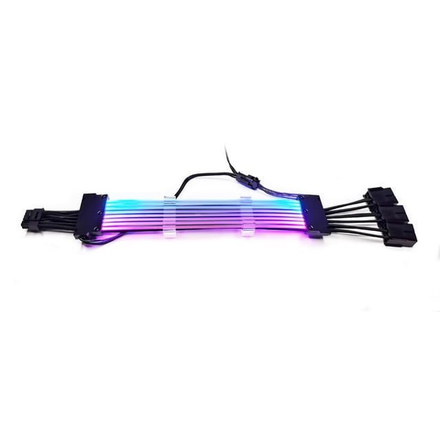 GPU Video Card 3*8Pin To PCIE 5.0 12VHPWR 12+4PIN 16PIN RGB Extension ...