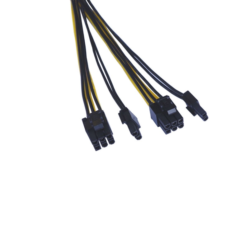 GPU graphics card power cord 8p female to dual 6+2P male graphics card power cord 8p to dual 8p ...