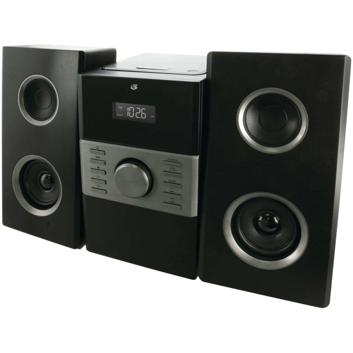 GPX Compact Stereos HC425B Home Music System - Walmart.com