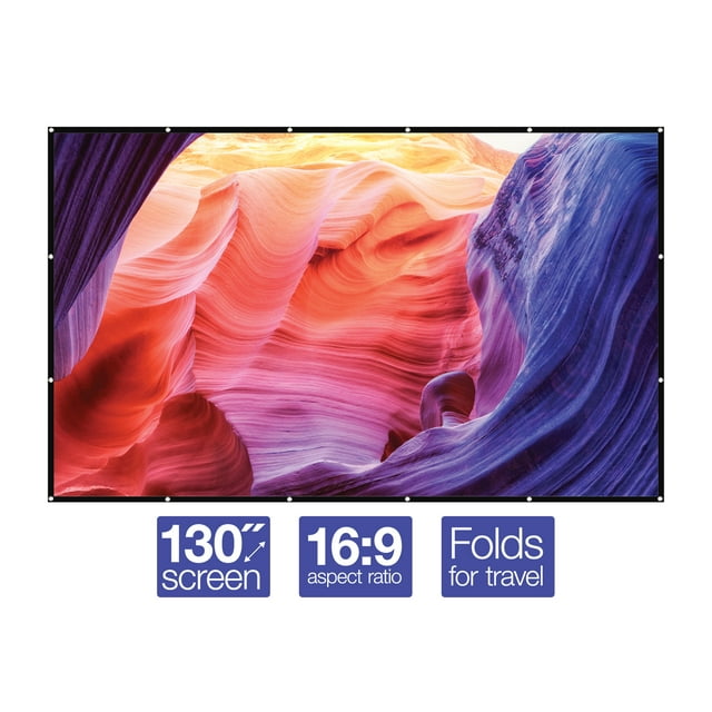 GPX Indoor Soft Projection Screen, PJS130, 130 inch Screen - Walmart.com
