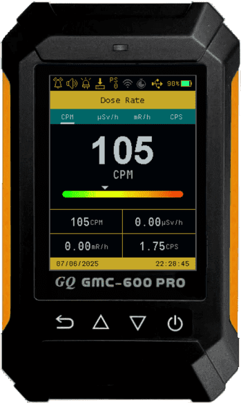 GQ GMC-600 PRO Geiger Counter Nuclear Radiation Detector – Dosimeter ...