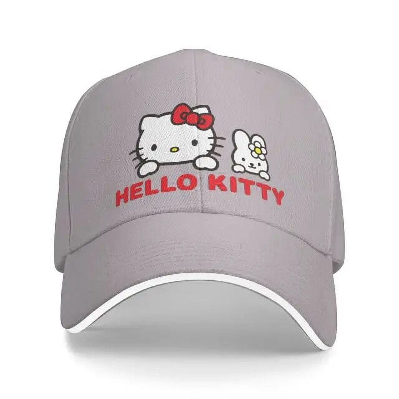 GQ Personalized Hello Kitty Cat Baseball Cap Men Women Breathable Dad ...