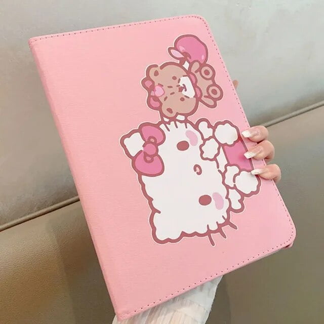 GQ Sanrio Anime Hello Kitty Ipad Case 10 Generation 10.9 Inch Air 1 2 3 ...