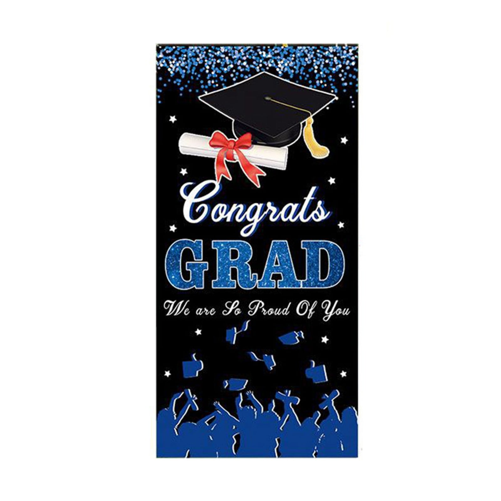 GQDIN 2025 Congrats Grad Backdrop for Class Graduation Photography ...