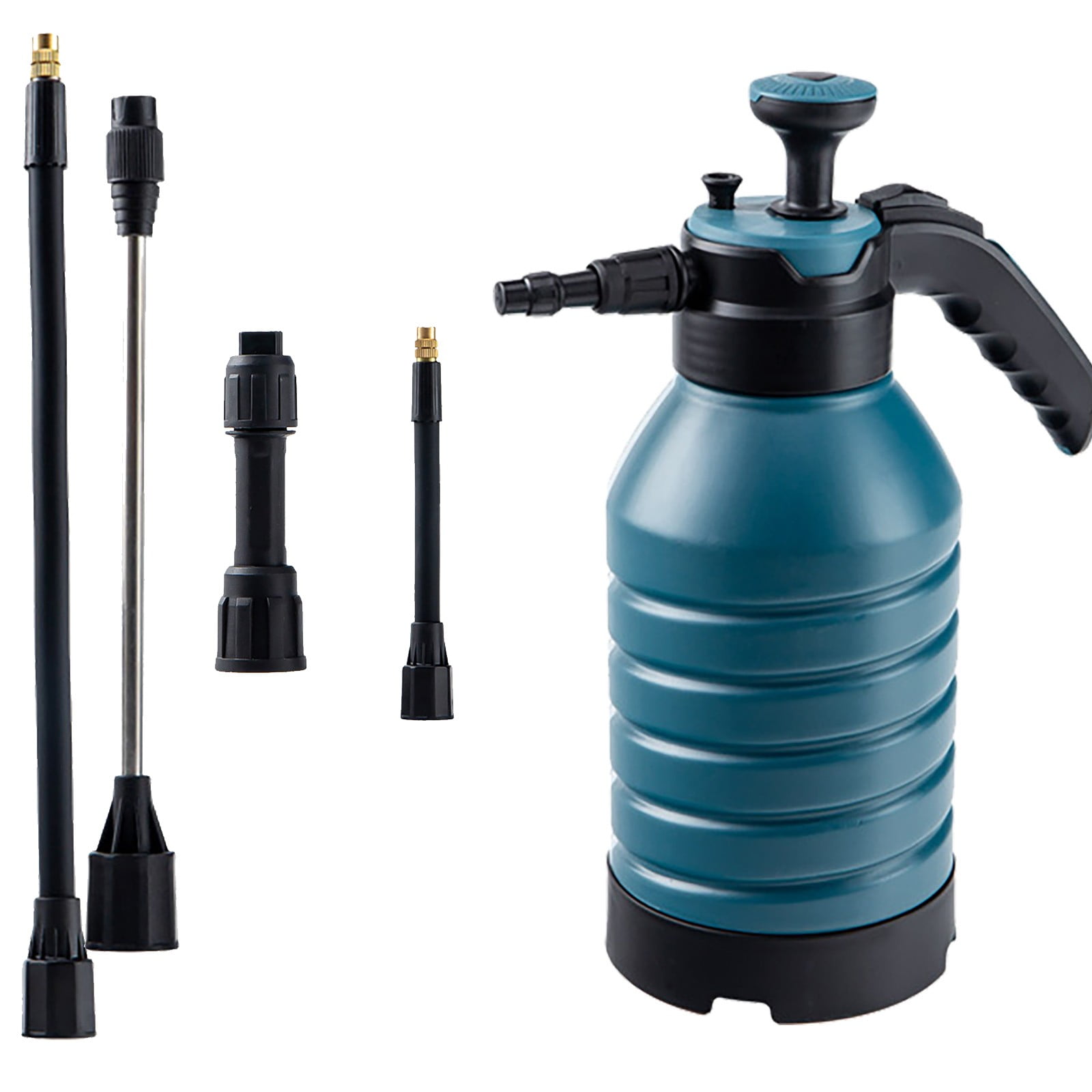 GQDIN 2L High Pressure Hand Pump Sprayer - Heavy Duty Garden Pressure ...