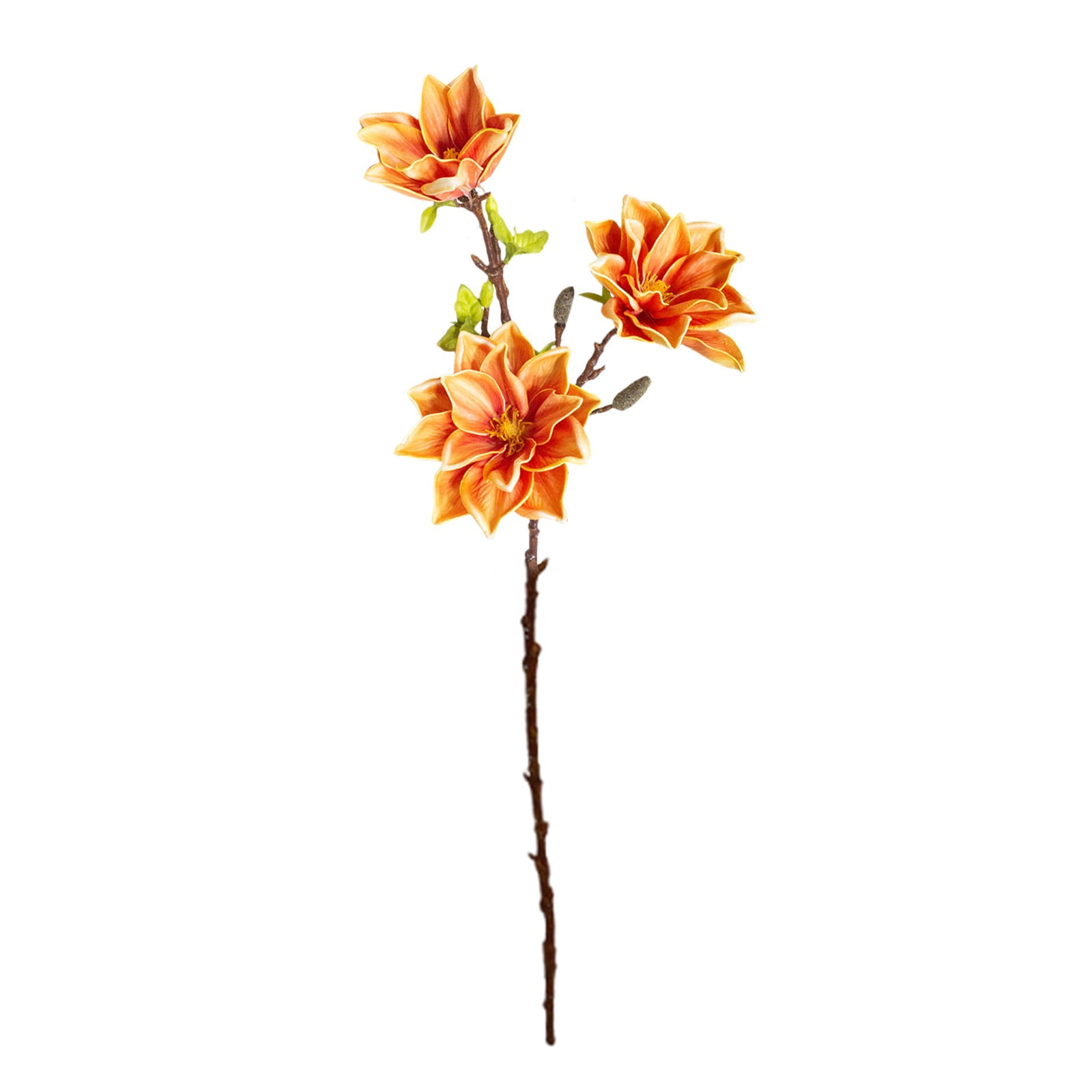 GQDIN Artificial Realistic Magnolia Grandiflora for Home Décor, Silk ...