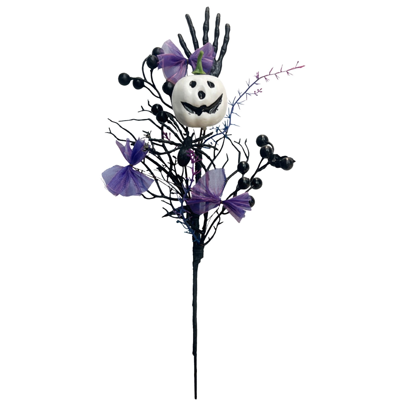 GQDIN Black Halloween Twig Branches with 𝗘𝘆𝗲𝗯𝗮𝗹𝗹𝘀 – Spooky Eucalyptus ...