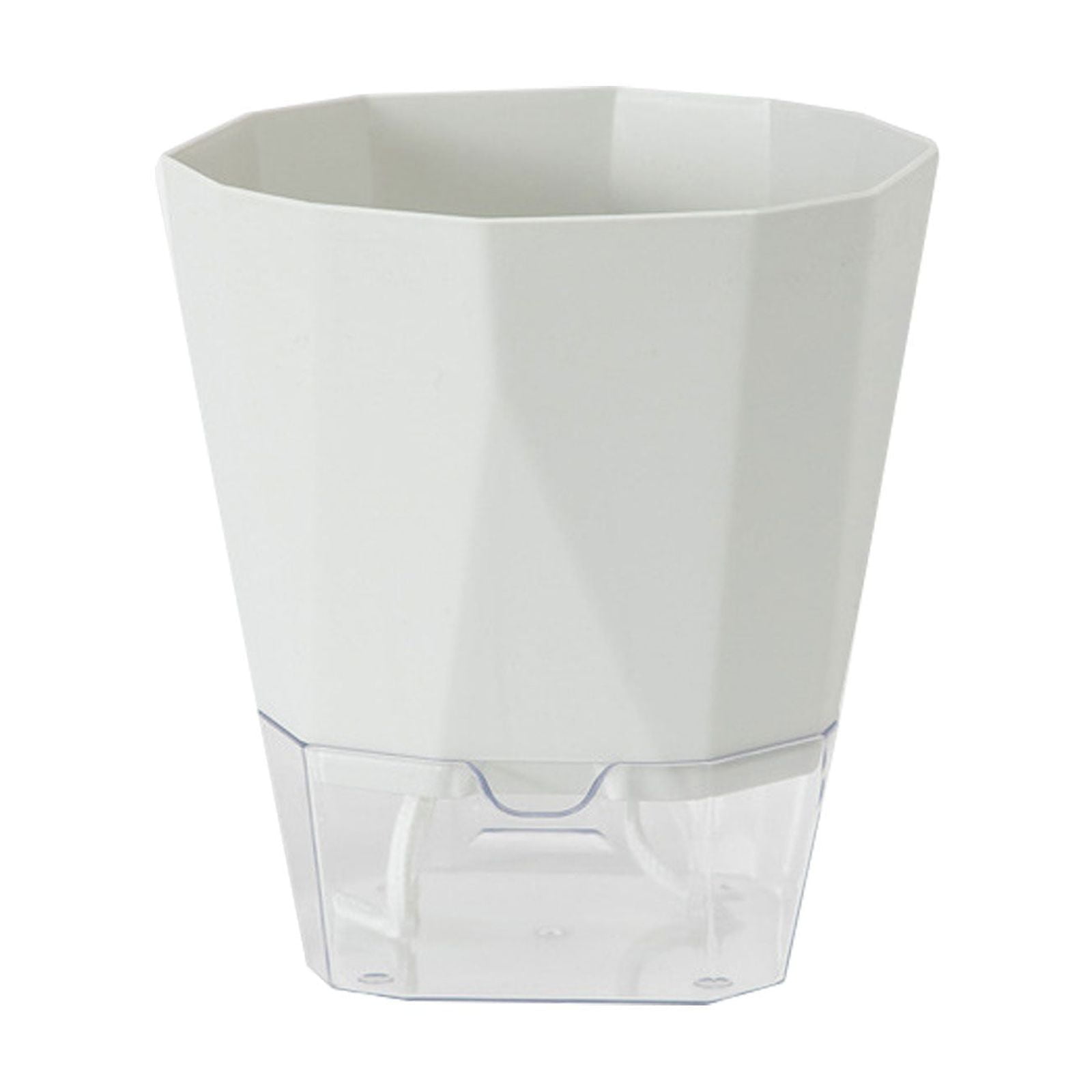 GQDIN Clear Self Watering Planters,5/ 7 /8 Inch Wicking Flower Pots ...