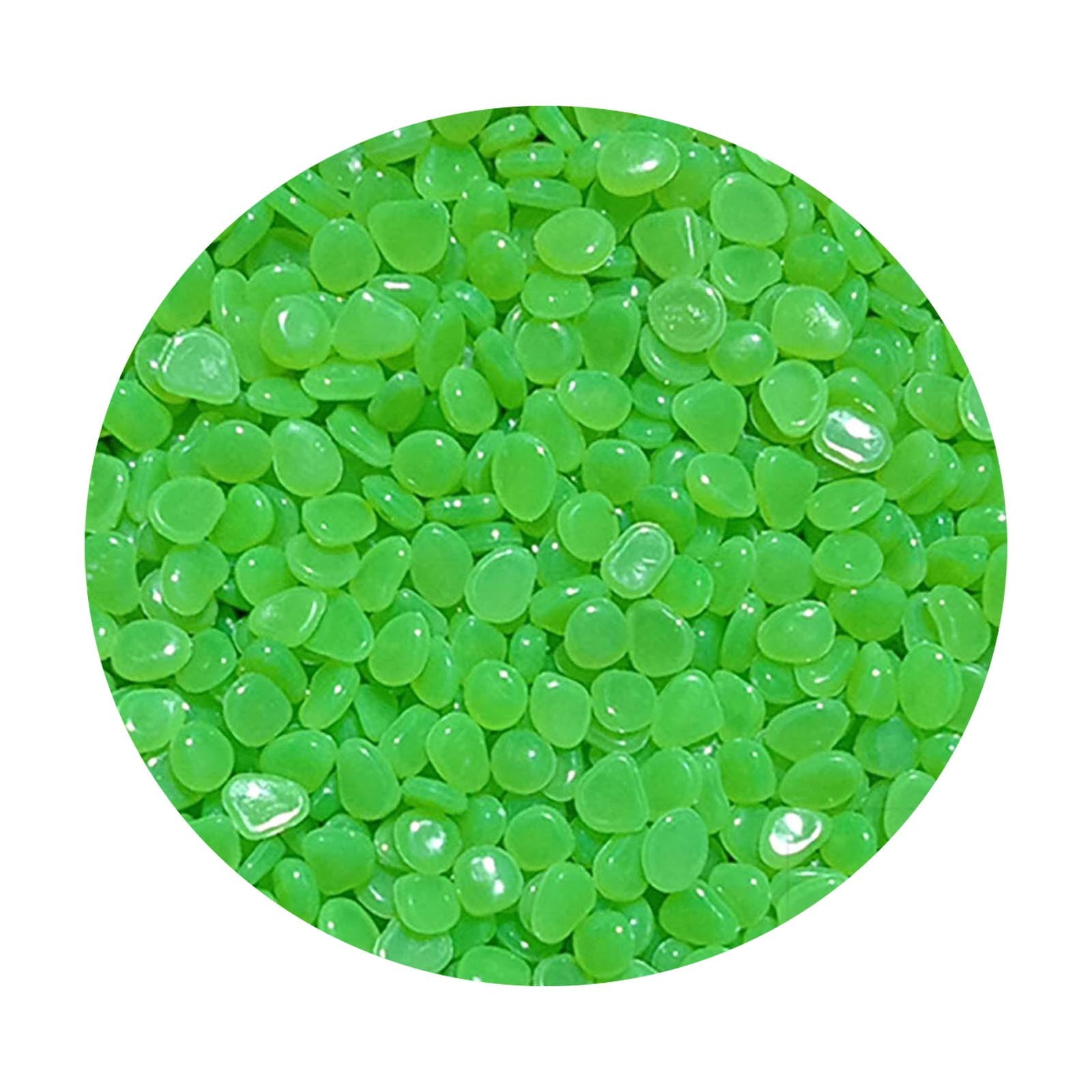 GQDIN Glow Pebbles, Glow in The Dark Garden Pebbles Stones Rocks for ...