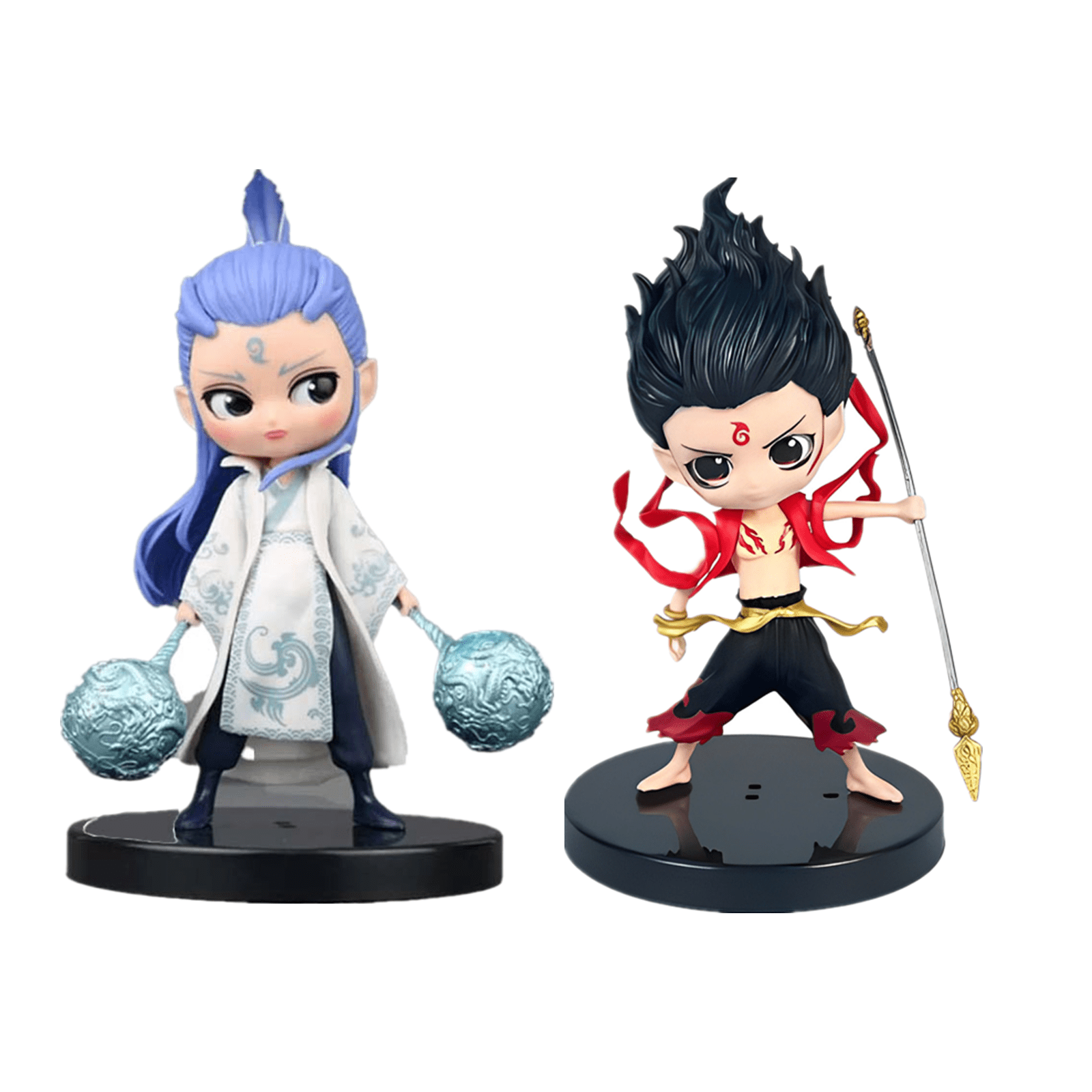 GQFDBS 2025 New NeZha Ao Bing Action Figures Ornaments,Nezha 2 Figure ...